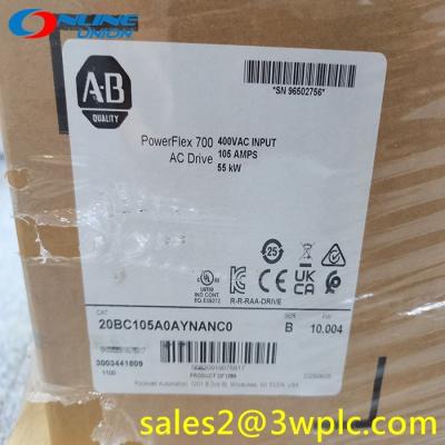 China 20BC105A0AYNANCO Allen Bradley PowerFlex 700 AC Drive 20B for sale