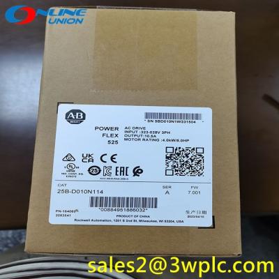 China 25B-D010N114 Allen Bradley PowerFlex 525 4kW (5Hp) AC Drive for sale