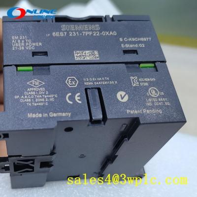 China 6ES7231-7PF22-0XA0 SIEMENS Analog Input EM 231 for sale