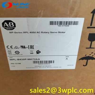 China MPL-B430P-MK72AA 480V Allen Bradley MP Series MPL AC Rotary Servo Motor for sale