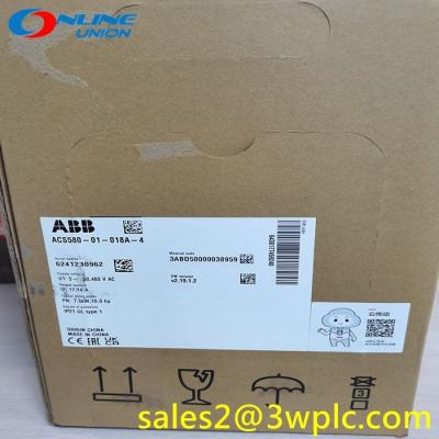 China ACS580-01-018A-4 400 Volt ABB Three Phase Variable Frequency Drive 64 DB for sale