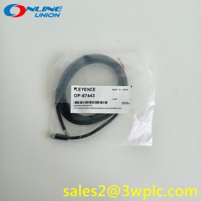 China OP-87443 KEYENCE 4 Pin Panel M8 Strand Wire  2M IX Series Thru Beam for sale