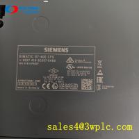 China 6ES7416-3ES07-0AB0 SIEMENS  S7-400, CPU 416-3 PN/DP Central Processing Unit for sale