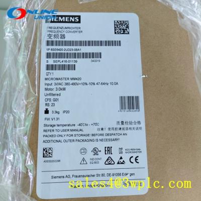 China 6SE6420-2UD23-0BA1 SIEMENS  MICROMASTER 420  for sale