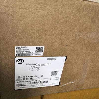 China Allen Bradley 20AC022A0AYNANC0 high-performance variable frequency drive (VFD) from the PowerFlex 70 series for sale