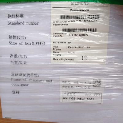 China 6SL3352-1AE33-1AA1 SIEMENS SINAMICS Power Block for sale