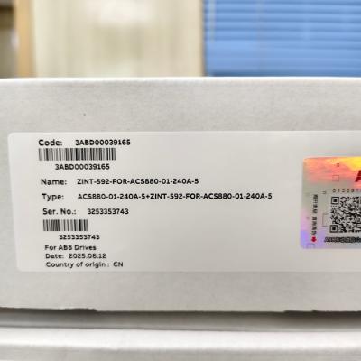 China 3AXD50000183012 ABB Control Unit for sale