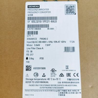 China 6SL3210-1PE21-4AL0 SIEMENS SINAMICS POWER MODULE PM240-2 for sale
