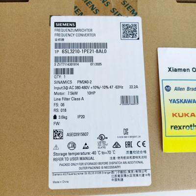 China 6SL3210-1PE21-8AL0 SIEMENS SINAMICS POWER MODULE PM240-2 for sale