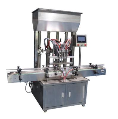 China 50 - 5000ml Fully Automatic Bottle Filling Machine / Four Head Filling Machine for sale