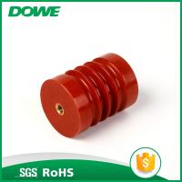 China Red Electrical HV Insulators 10KV 12KV Bus Bar Post Insulators 70X90 for sale