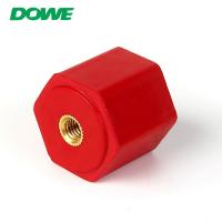 China Earthing type 400V M6*25mm panel switchboard insulator ceramic standoff bushing insulator for sale