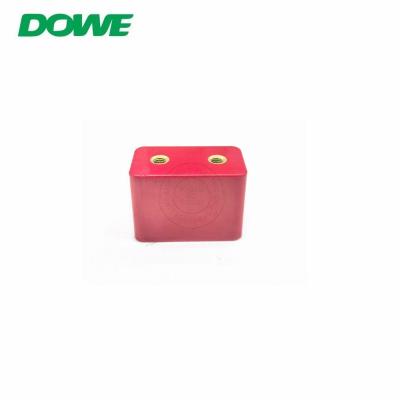 China DF35*50 Composite Square Insulator Blok/Okken Switchgear Insulator Double Hole Tighten Insulation Part M6*2 for sale