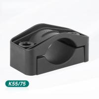 China K55/75 Single Cable Cleat Nylon Single-Core Cable Clamp Clip Fastener PA66 Holder Electrical Cable Cleat for sale