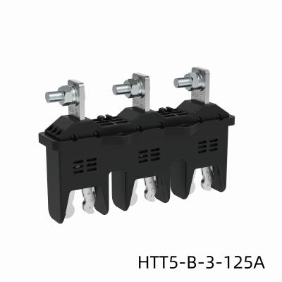China MOLDVOLT 690V 125A-630A Three-pole Primary Moving Plug-in Copper Black Main Circuit ABS Plastic Connectors Accessories for Low Voltage Switchgear Cabinet for sale