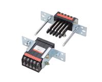 China MOLDVOLT RC2 RC3 Black  Secondary Plug-In  Auxiliary Contact Socket for Low Voltage Switchgear Cabinet for sale