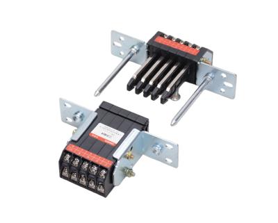 China MOLDVOLT RC2 RC3 Black  Secondary Plug-In  Auxiliary Contact Socket for Low Voltage Switchgear Cabinet for sale