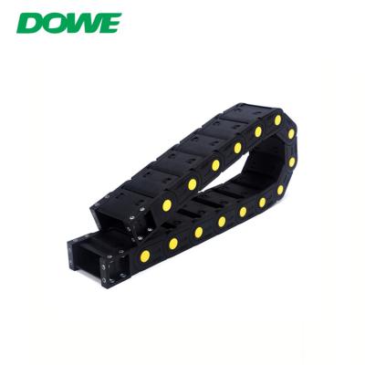 China H20x38 Enclosed Yellow Strength Plastic Cable Towing Chain For CNC for sale