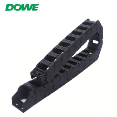 China 25x57 Closed Cable Drag Chain Energy Tracks Nylon Machine Traction for sale