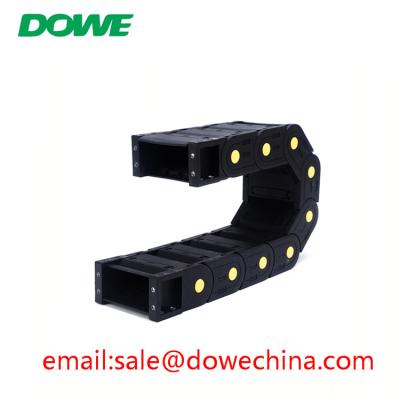 China DUWAI H40x100 Enclosed Towline Chain For CNC Conveyor Protect Cable Drag Track Line for sale