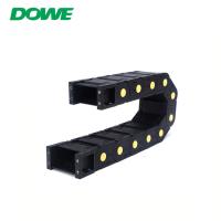 China DUWAI H35x125 PA66 Plastic Enclosed Flexible urable Towline Carrier Protect Cable Drag Chain for sale