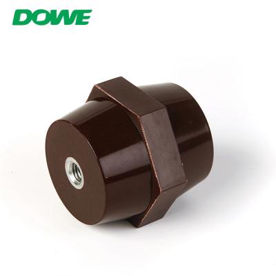 China DOWE Busbar Standoff Isolator With Screw SEP6060 Custom Red Bus Bar Insulator Factories for sale