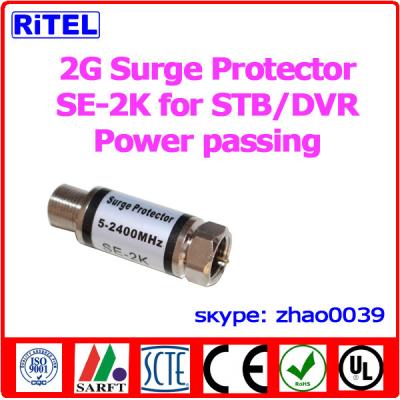 China STB Surge protector SE-2K 5-2500MHz Power pass and DC block available for sale