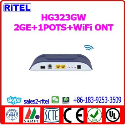 China HG323GW  2GE+1POTS+WiFi GPON ONT for sale