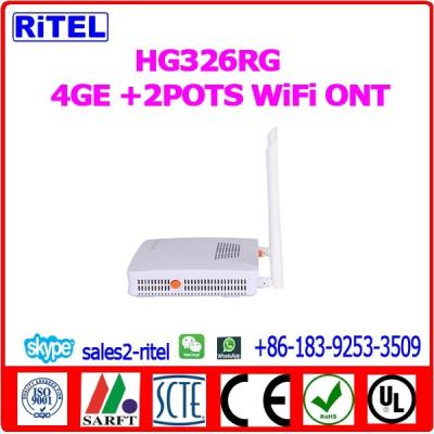 China HG326RG   4GE +2POTS WiFi   GPON  ONT for sale
