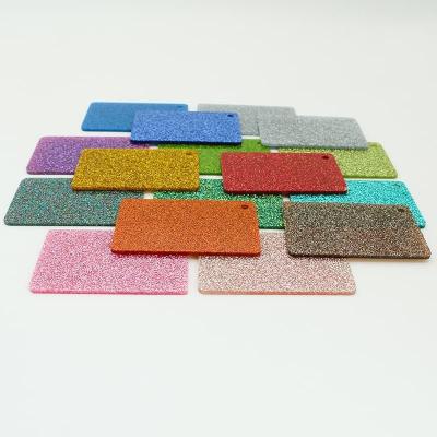 China Cut To Size 3mm Glitter Acrylic Sheet Colorful Marble Sparkle Acrylic Sheet For Decorations for sale