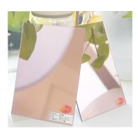 China High Glossy 0.8mm PMMA Large Plastic Mirror Sheet With Non Adhesive Board for sale