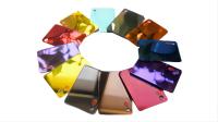 China Customized Rose Silver Gold Mirror Acrylic Sheet Plastic With PE Protective Film for sale