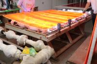 China Yellow Green Orange Fluorescent PMMA Plexiglass Acrylic Sheet Customized High Glossy for sale