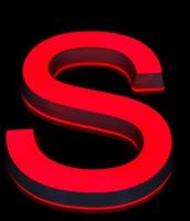 China Plastic Logo Cast Luminous Sign Acrylic Sheet Signage Mini Letter For Shop for sale