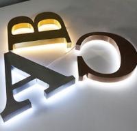 China Plastic Logo Cast Luminous Sign Acrylic Sheet Signage Mini Letter For Shop for sale