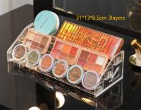 China Multiple Layers Clear PS Acrylic Makeup Box Display Cosmetic Box Organizer Storage Box for sale