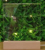 China Customizable Erasable Led Message Board Acrylic Stand With Transparent Screen for sale