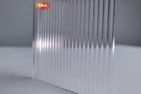 China Customized Size Acrylic Sheet  Transparent Clear Striped PMMA For Home Decoration for sale