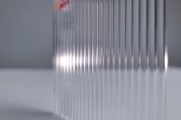 China Customized Size Acrylic Sheet  Transparent Clear Striped PMMA For Home Decoration for sale