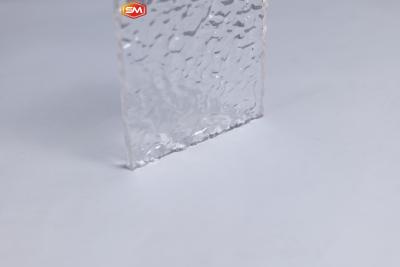 China Good Quality 2mm 3mm Cracked Ice Glare Gloss Patterned Acrylic Sheet Perspex for sale