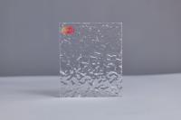 China Customized Size Clear 2-12mm Acrylic Sheet Double Ice Stone Pearl Pattern for sale