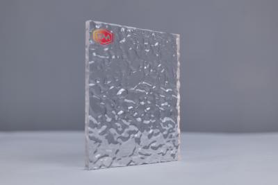 China Versatile And Lightweight Textured Clear Plastic Sheet For Indoor And Outdoor Uses for sale