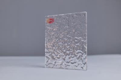 China Customized Size Clear 2-12mm Acrylic Sheet Double Ice Stone Pearl Pattern for sale