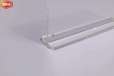 China Modern Design T Shape Magnetic Acrylic Sign Holder Shop For Party for sale
