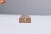 China Acrylic Table Top Sign Holder Frame Menu Holder With Wooden Base for sale