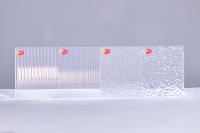 China Plexiglass 3mm Thick Transparent Clear Textured Acrylic sheet for Bathroom for sale