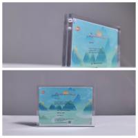 China Clear Transparent Picture Magnetic Acrylic Photo Frame Poster Display Stand for sale