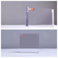China Modern Clear Picture 4x6 Desktop Frameless Magnetic Acrylic Photo Frame for sale