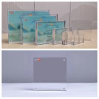China Double Sided Clear Picture 4X6 5X7 Magnetic Acrylic Photo Frame for sale