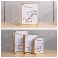 China Customized L Shape Wood Base Acrylic Picture Frames For Different Sizes And Styles Of Display Acrylic Picture Frames Wall Mount for sale